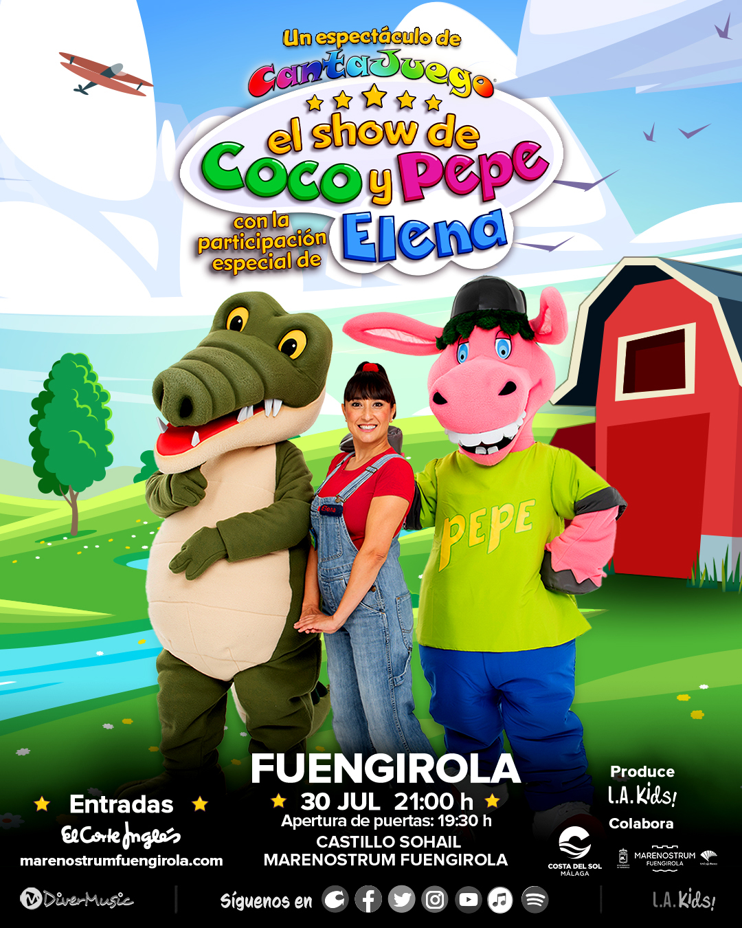 El Show de Coco y Pepe, en Fuengirola - Malaguear