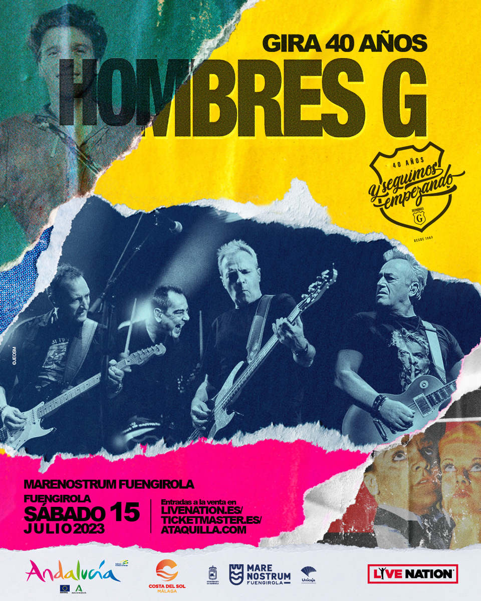 Hombres G, en Marenostrum Fuengirola - Malaguear