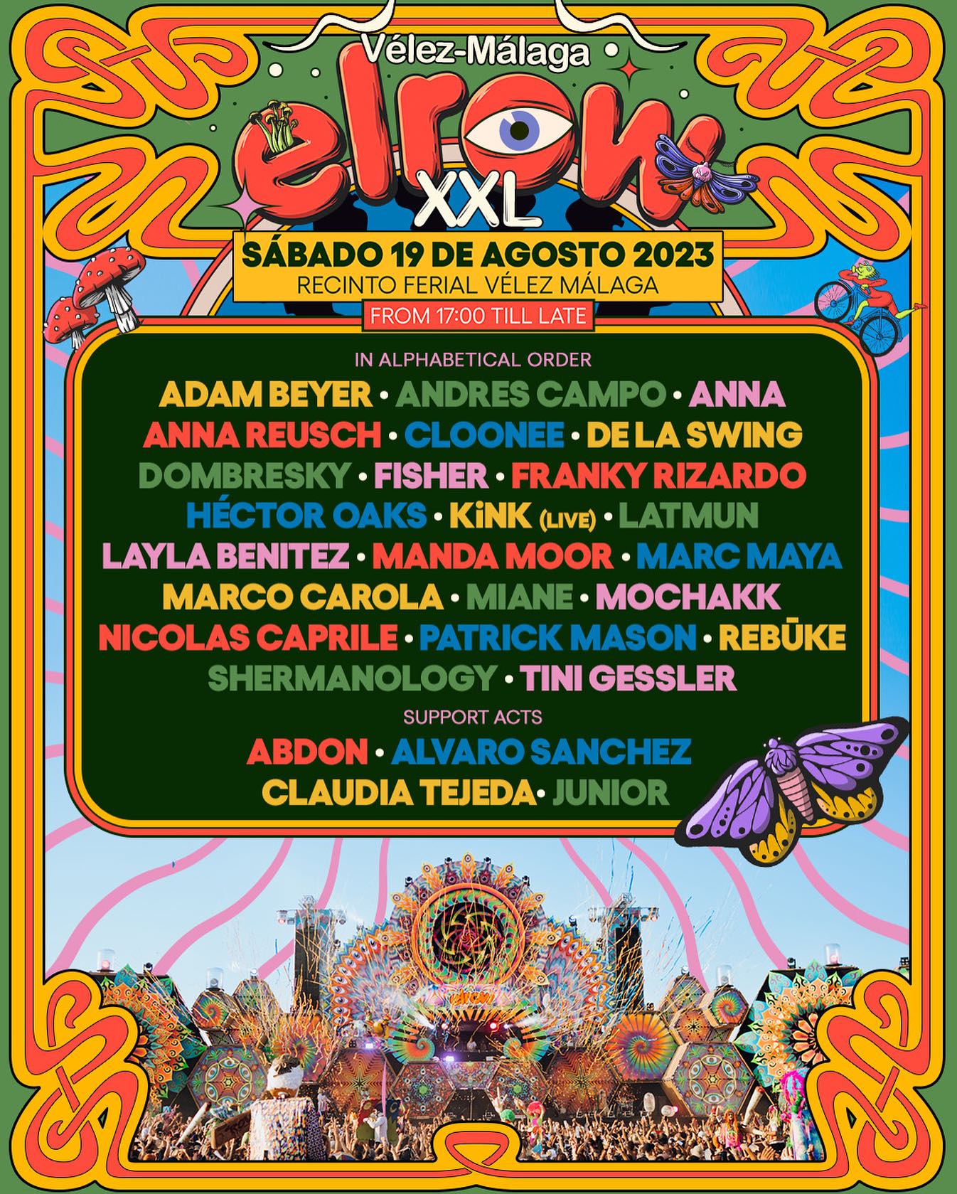 ElRow 2023 llega a Vélez-Málaga - Malaguear