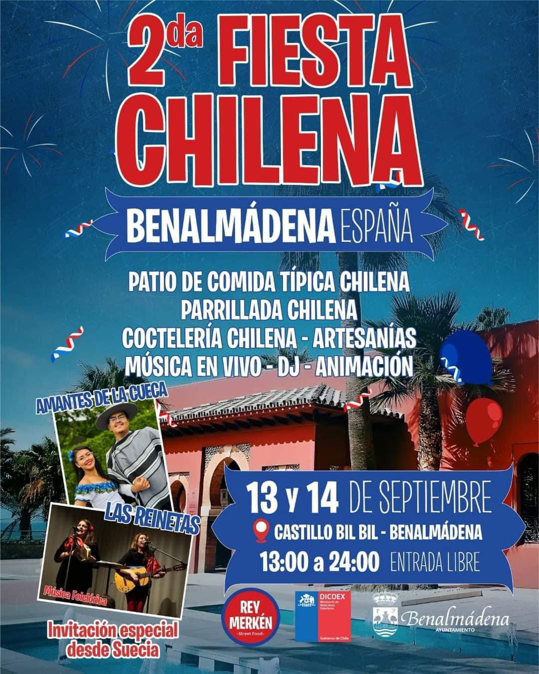 Fiesta chilena en Benalmádena - Malaguear