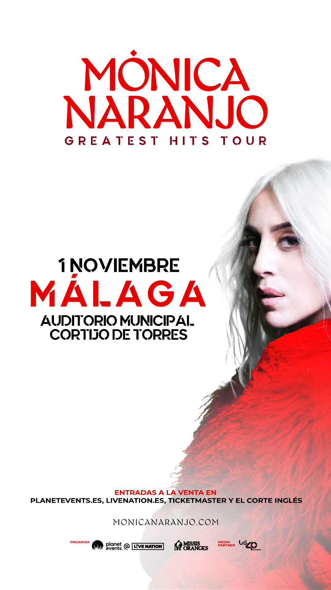 Mónica Naranjo, en el Auditorio - Malaguear